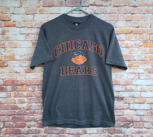 🔥 Chicago Bears 1946 Throwback Logo NFL Gray Shirt Men's Medium M 50/50 ...