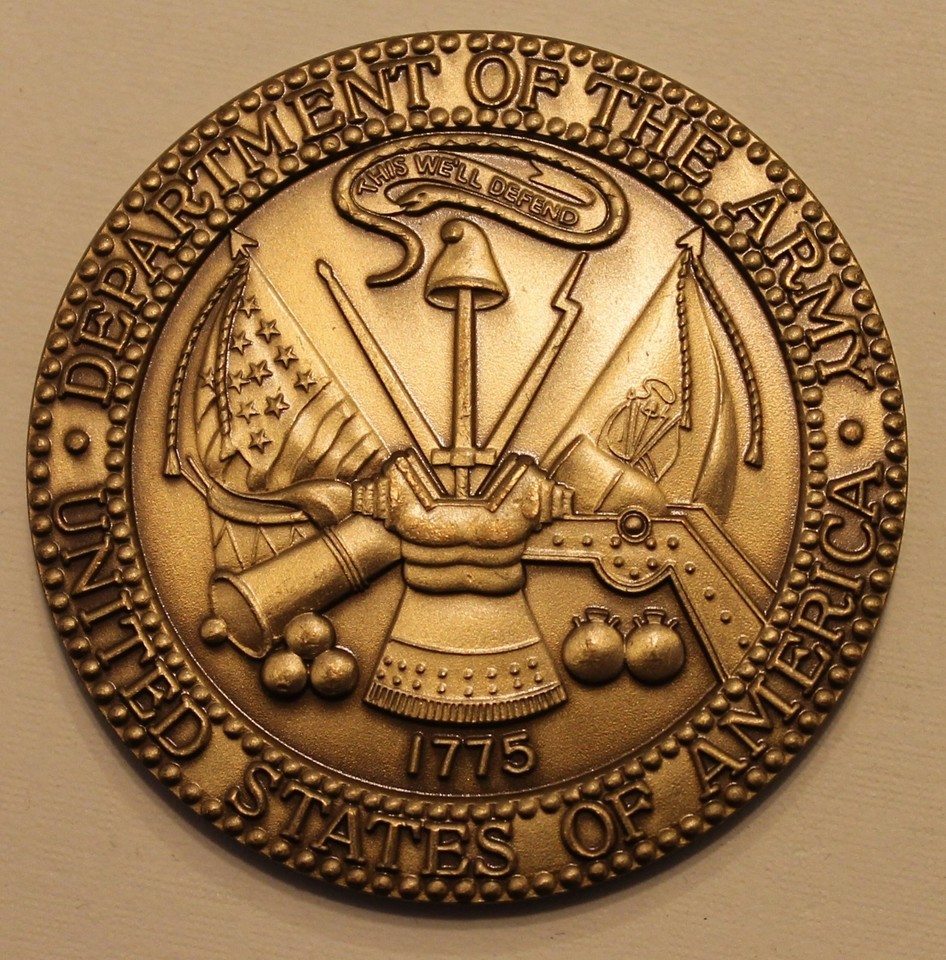 Secretary of the Army Louis Caldera Army Challenge Coin | eBay