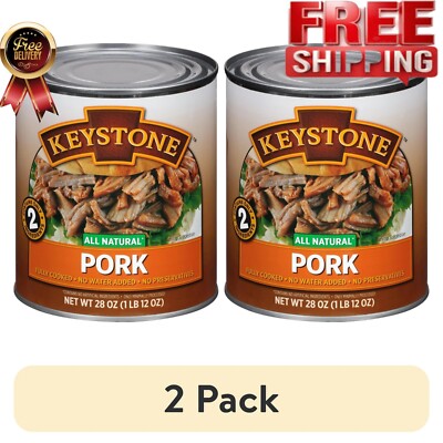 (2 pack) Keystone All Natural Pork, 28 oz Can | eBay
