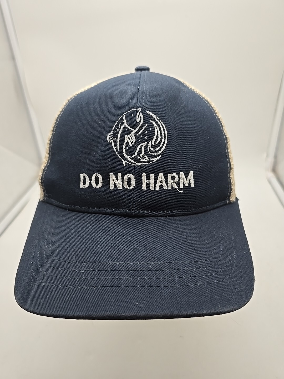 New Chapter Fish Oil Do No Harm Trucker Cap Embroider… - Gem