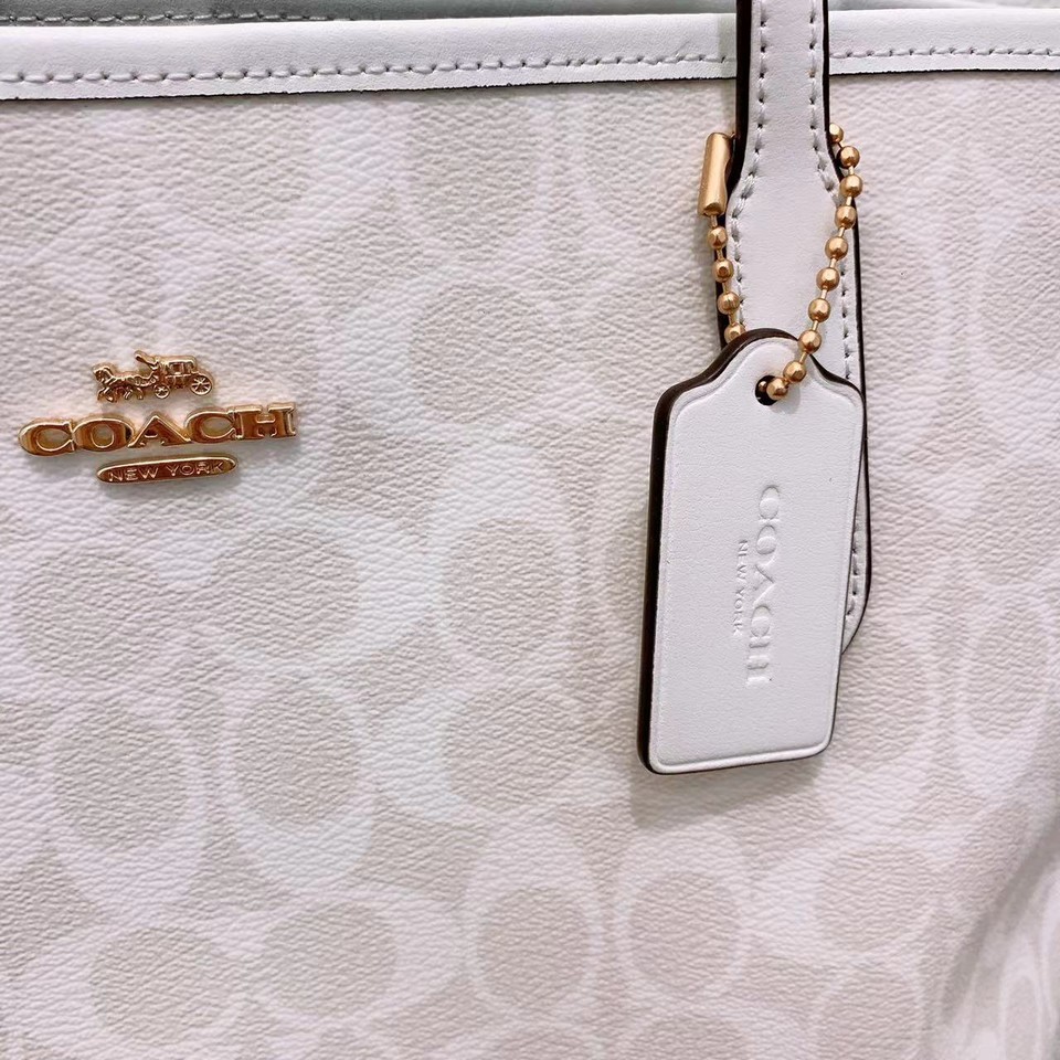 NWT COACH 🔥City Tote In Signature Canvas $350 #5696/CV976 | eBay