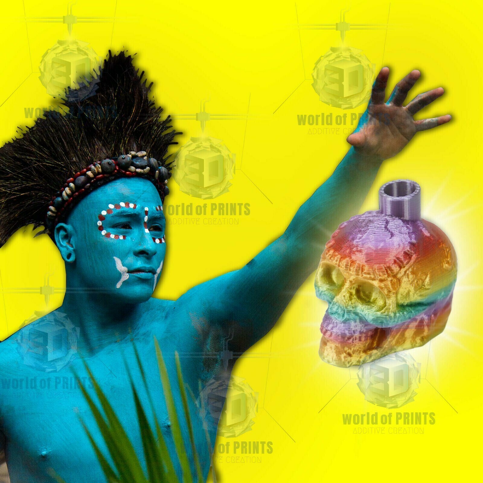 Mayan Death Whistle Skull !VERY LOUD! *Aztec Made In USA 3D Scary Multi ...