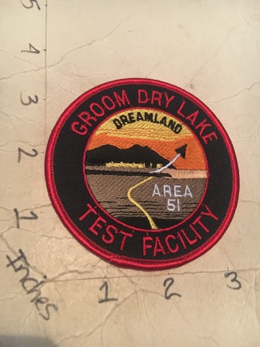 Area 51 Groom Dry Lake Test Facility Dreamland Patch 6/9/25 | eBay