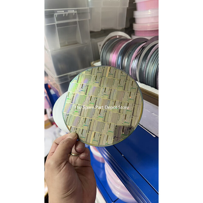 6 inch wafer photolithography circuit chip wafer semiconductor silicon ...