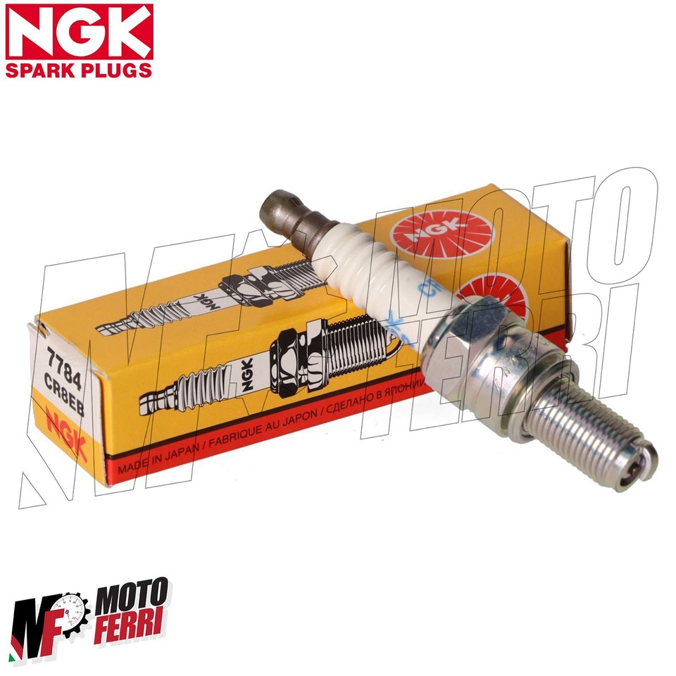 Spark Plug NGK CR8EB Pitch Long for Piaggio Scooter 50 4T Vespa ET4 LX ...