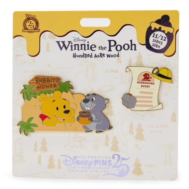 2025 Disney Winnie The Pooh Gopher Hundred Acre Wood Pin Series 11/12 ...