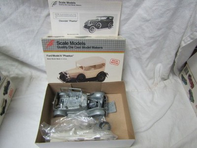 VINTAGE SCALE MODELS METAL MODEL KIT CAR AUTO KITBASH PARTS FORD A ...