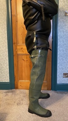 Rubber Waders Size 12/47 Fetish Interest READ DESCRIPTION PLEASE | eBay UK