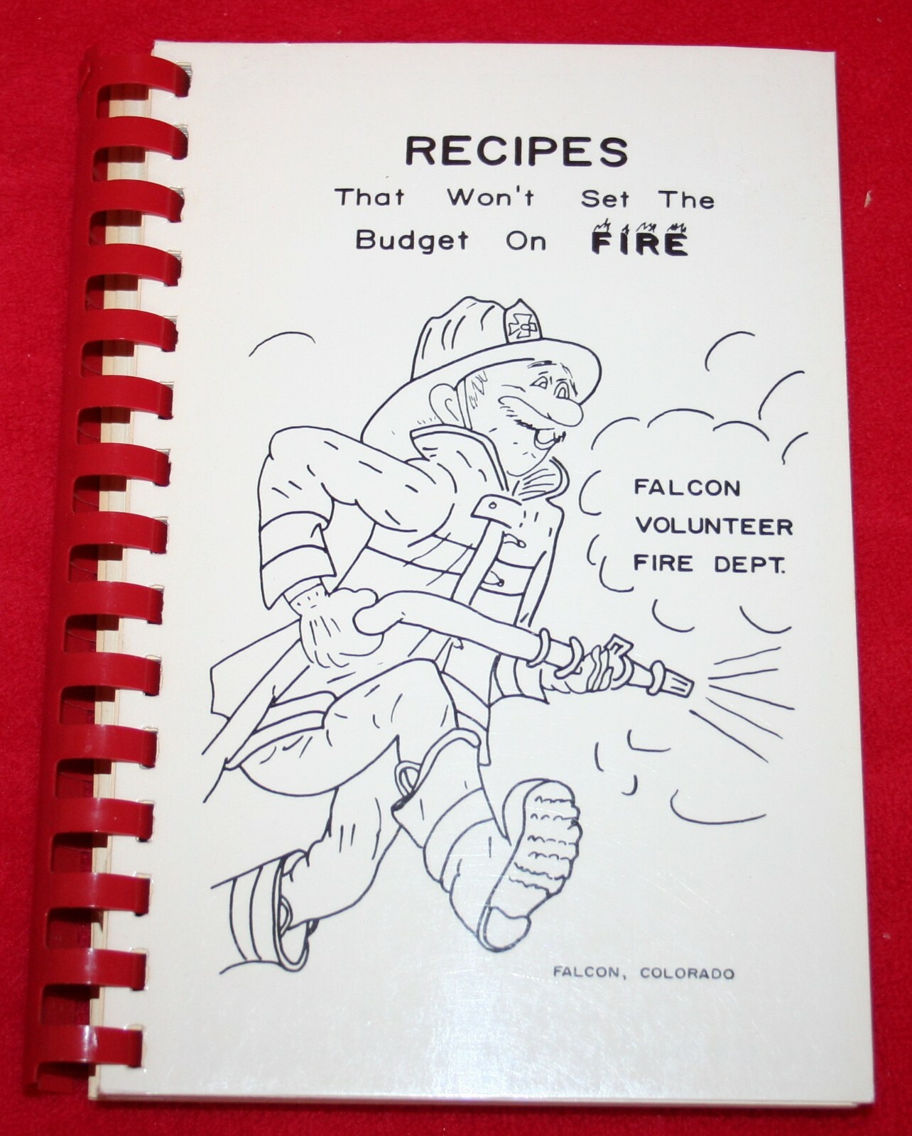 FALCON COLORADO Volunteer Fire Department 1984 COOKBOOK Recipes Cooking ...