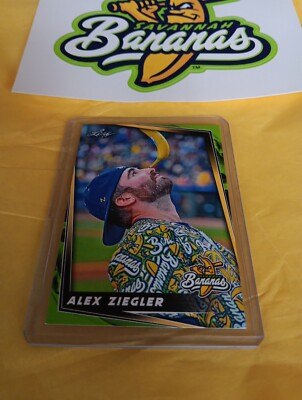 Alex Ziegler Savannah Bananas 2024 Leaf Baseball Card SBBB-2 | eBay