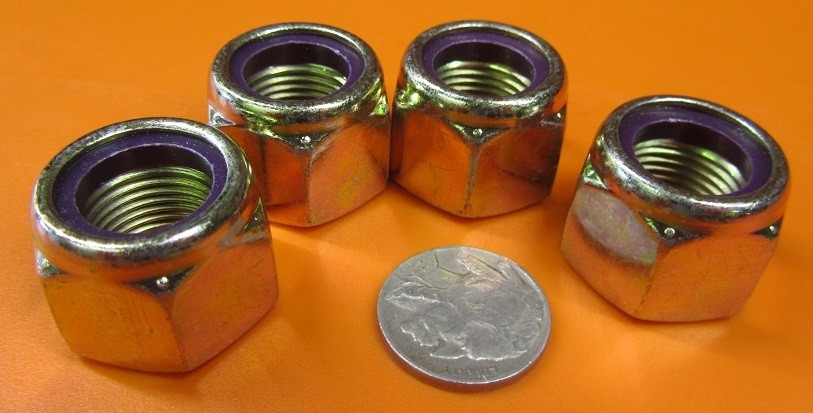 Grade 8 Hex Lock Nut, Steel, RH, 5/8"-18 x 15/16" W x 3/4" H, 10 Pcs | eBay