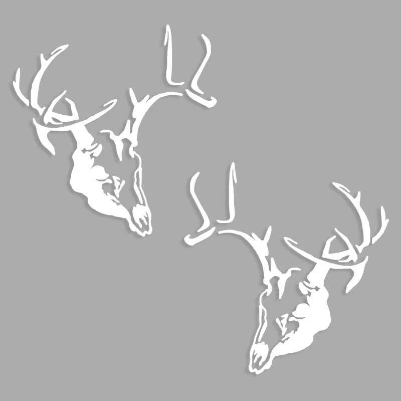 Whitetail Deer Skull Decals