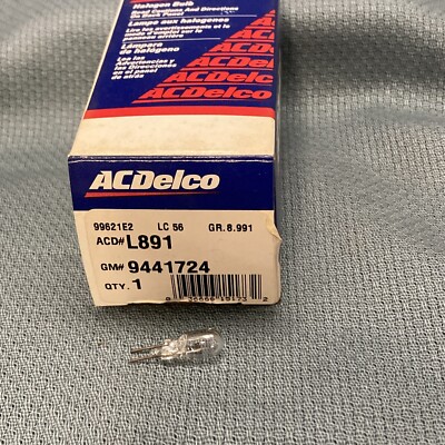 NEW ACDELCO L891 BULB, CENTER HIGH MOUNT STOP LIGHT GM 9441724 GR 8.991 ...