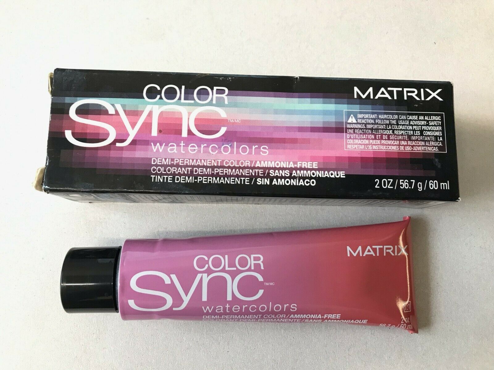 BEST SELLER!!! Matrix Color Sync WaterColors Demi-Permanent Hair Color ...