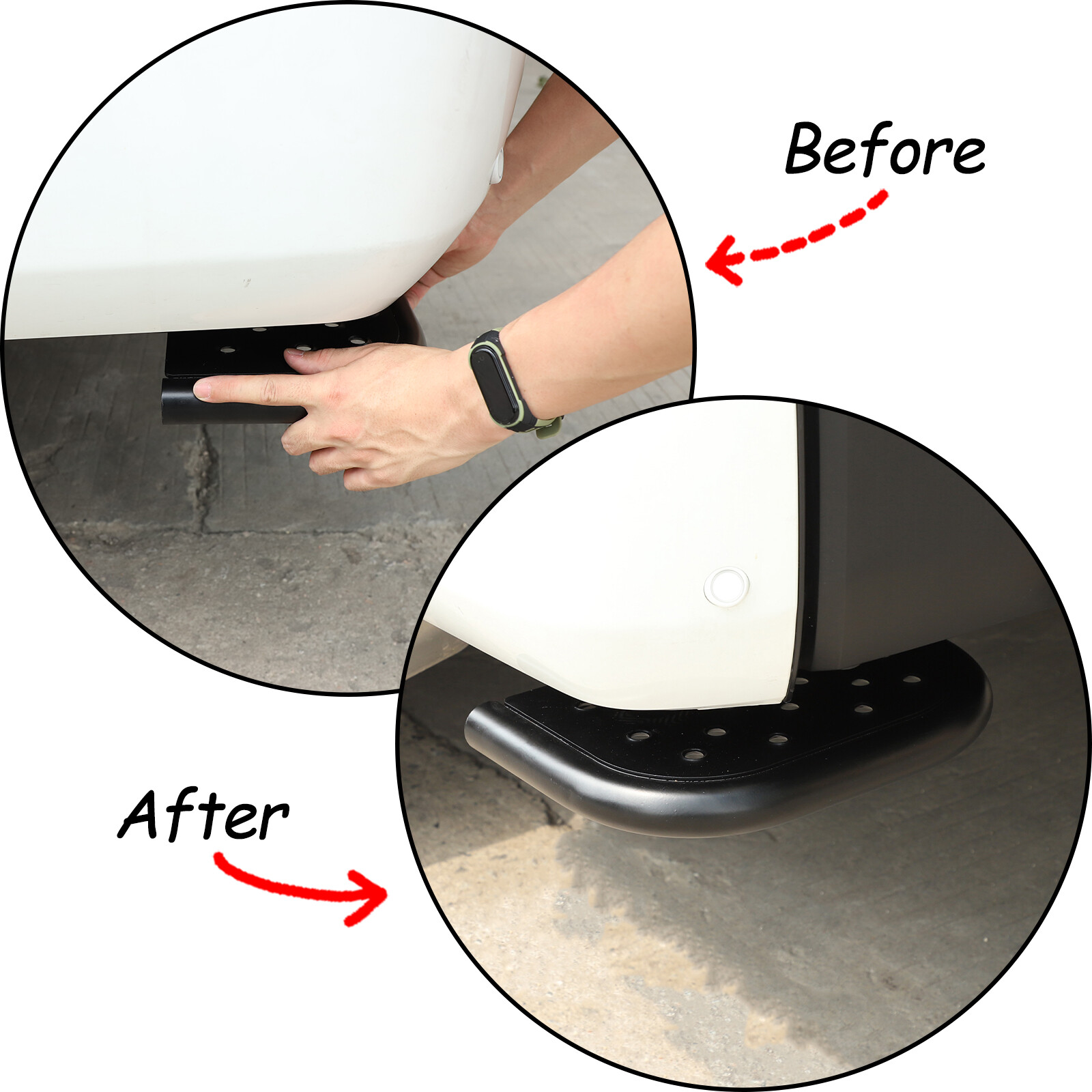 For Toyota Tundra 2022-2023 Steel Car Trunk Foot Step Pedal Tailgate ...