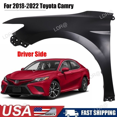 Front Driver Side Fender Primed Steel For Toyota Camry 2018-2022 New | eBay