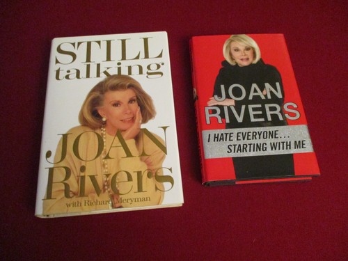 2 SIGNED (Inscribed) Joan Rivers Books ~ I Hate Everyone Starting with ...