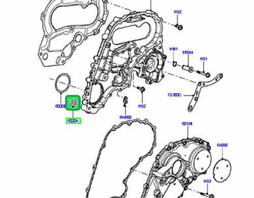 Genuine Land Rover Timing Cover O Ring LR2 LR001995 | Genuine OEM