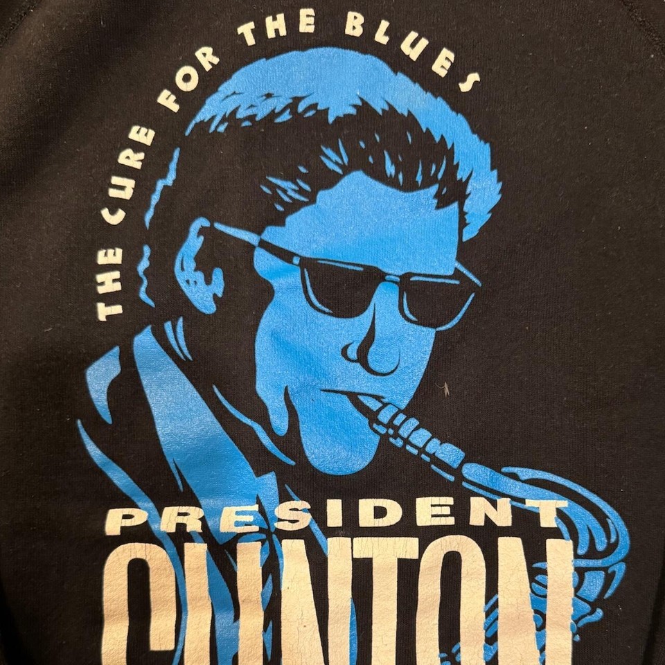RARE 1992 Bill Clinton for President Cure for the Blues Saxophone | eBay