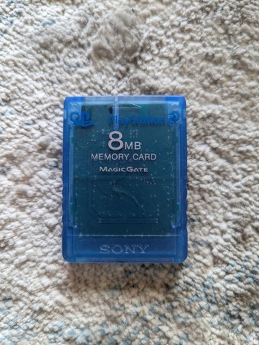 Sony Playstation 2 PS2 Official OEM MagicGate 8mb Memory Card Genuine ...