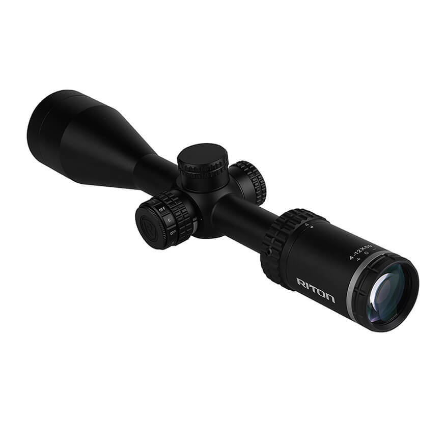 Riton 1 Series PRIMAL Rifle Scope 4-12X50 1" Tube RDH Illum. Ret. SFP ...