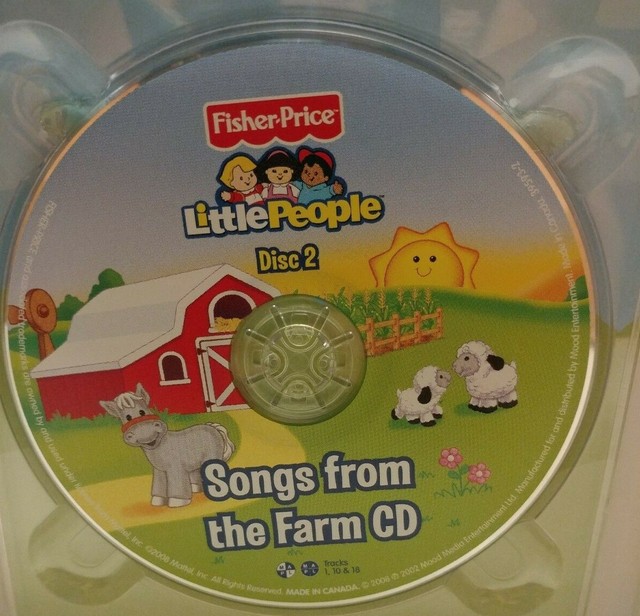 Fisher Price Little People Animal Classics Music CD and DVD Set 3 Discs ...