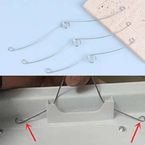 2Pcs Exhaust Fan Springs Clips Wire Forming 15.5/19/21CM Springs Clips ...