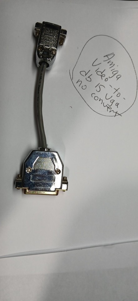 Amiga video to VGA female connector no conversion just adapter | eBay