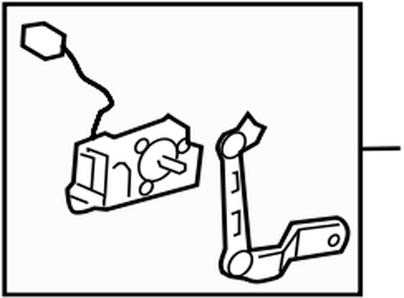 89405-60012 Toyota Sensor sub-assy, height control, front rh 8940560012 ...