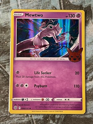 Pokemon TCG - Mewtwo Reverse Holo Rare - 056/172 - Brilliant Stars | eBay