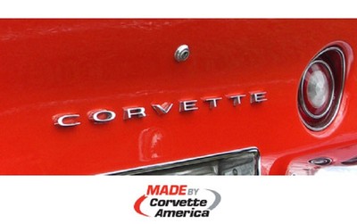 68-73 Corvette Rear Bumper Letters **NEW w/ nuts** Corvette America | eBay