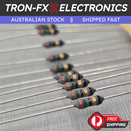 10PCS 15R 0.5W 5% Fusible Flameproof Axial Resistor 8x3mm 1/2W 15 Ohm ...