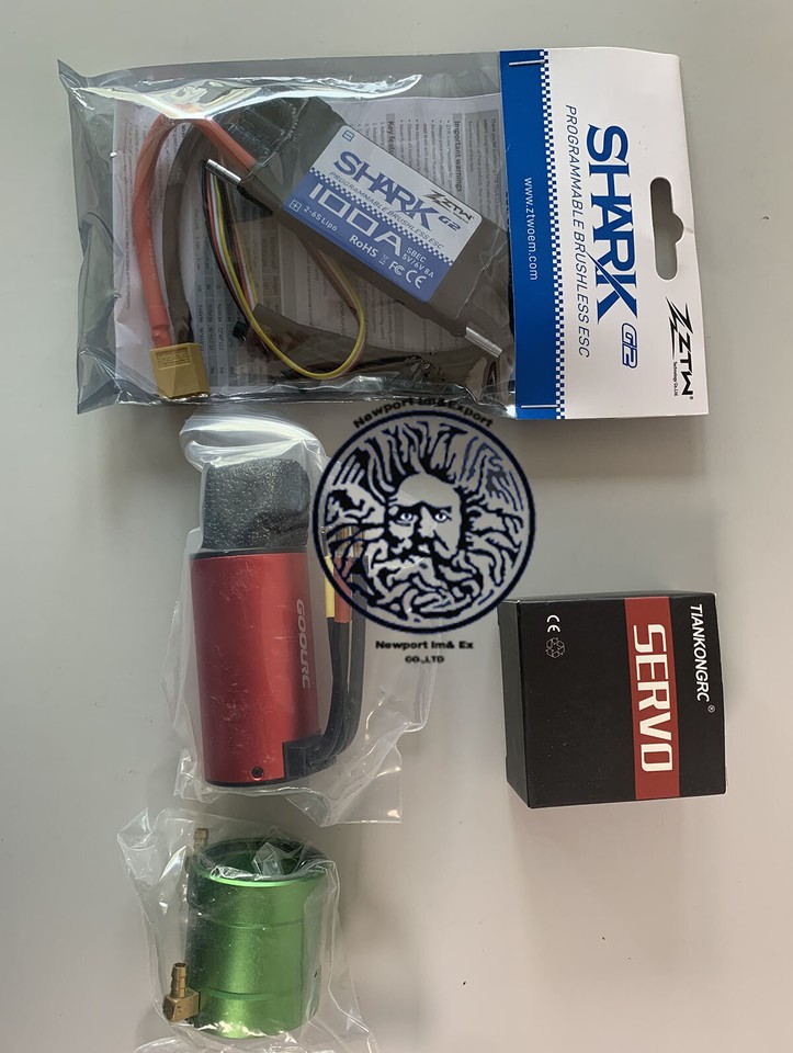 M-JET-35 Spray Pump Kit – 3D Printed Aluminum Alloy Paddle for RC Boats ...