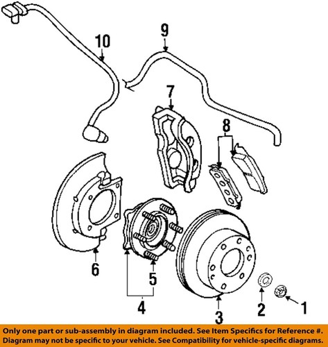 GM OEM 88-22 C3500 Front Suspension Brake Components-Axle Nut 11609826 ...