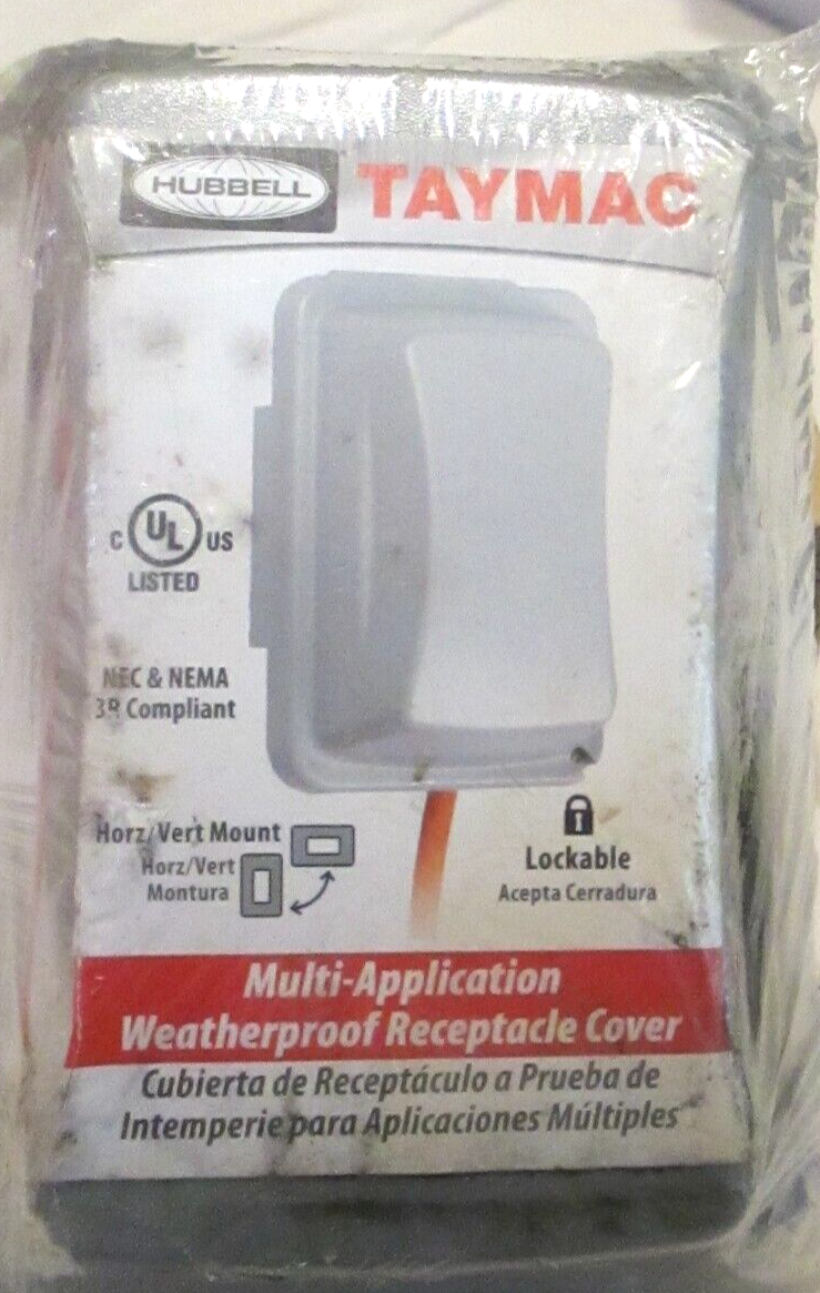 Hubbell Taymac MM410G Gray 1-Gang Weatherproof | eBay