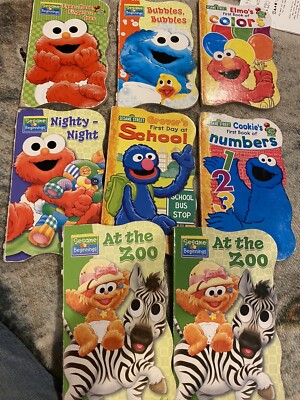 Sesame Street Beginnings Hardcover Board Book Set of 8 | eBay