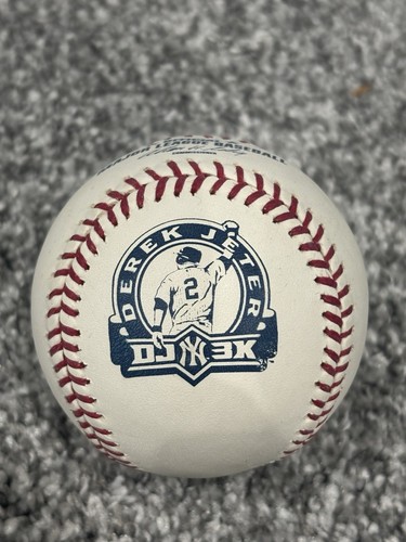 Derek Jeter Rawlings 3K Hits Logo Baseball | eBay