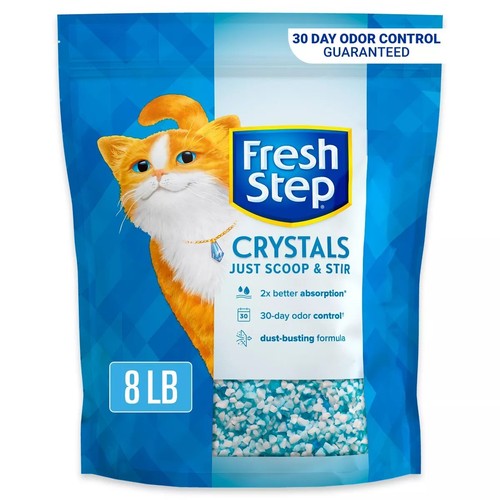 Fresh Step Crystals Premium Scented Cat Litter - 8lb | eBay