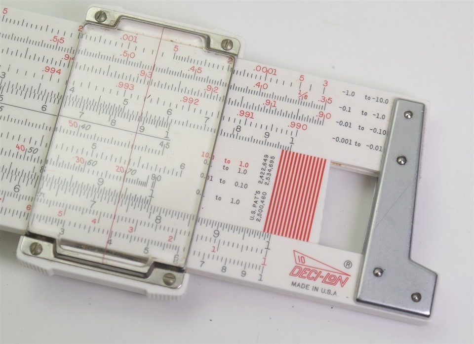 Vtg K&E Deci-Lon 10 68 1100 Slide Rule USA made W/ Case | eBay