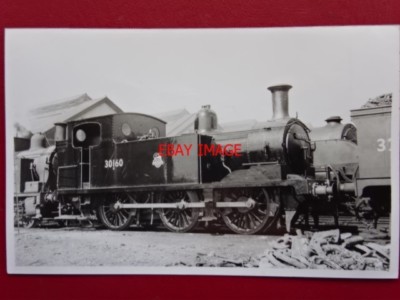 PHOTO SR EX LSWR CLASS G6 LOCO NO 30160 AT EASTLEIGH 1950 | eBay