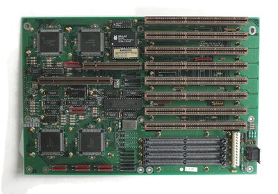 Motherboard 486 diamond flower, rev a, w cpu module en4dcw-25/33 rev0 ...