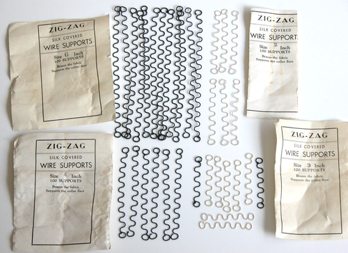 ZIG-ZAG Wire Supports Collar Flare Wiggle Bones Sewing Accessories ...