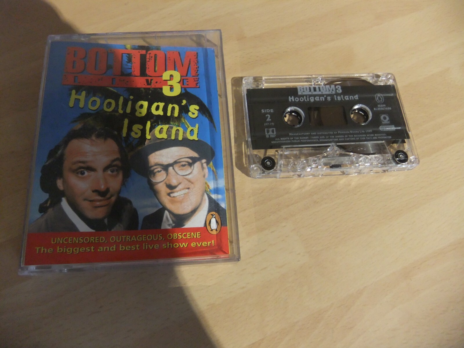 RIK MAYALL ADRIAN EDMONDSON BOTTOM LIVE 3 HOOLIGANS ISLAND AUDIO ...
