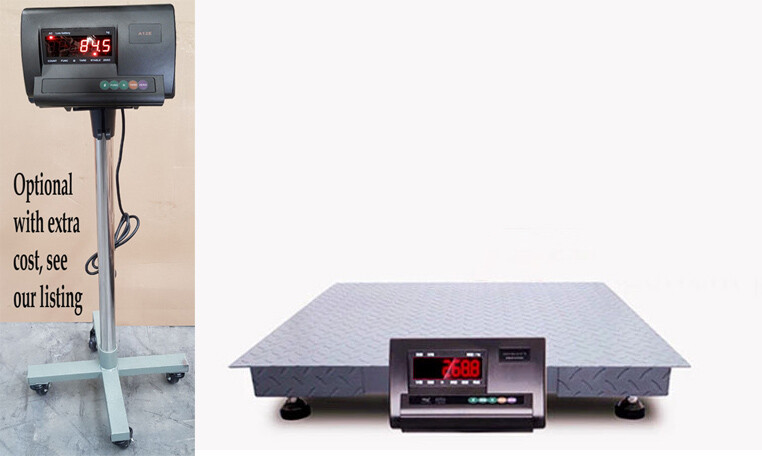 2 Ton Pallet Scales 1.2 Meter Sq. Industrial Warehouse Freight Scales ...