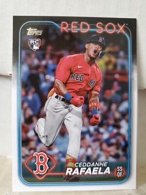 Ceddanne Rafaela 2024 Topps Series 1 #313 Base Rookie Card RC Red Sox ...