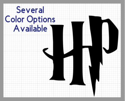 Harry Potter HP Logo Vinyl Decal Sticker, Indoor, Outdoor, Car, Bumper ...