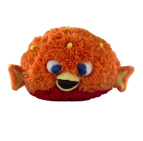 Large 11” Squishable Orange Puffer Fish Stuffed Animal Plush Sea Ocean ...
