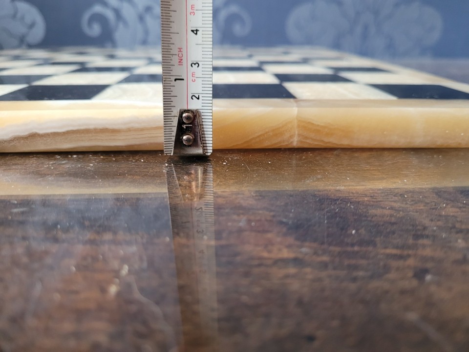 Marble / Onyx Heavy Solid Chess BOARD 13.5" Square Board Only | eBay UK