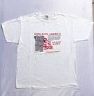 Vintage 9/11 Twin Towers Shirt XL 2001 Memorial White Short Sleeve Flag ...