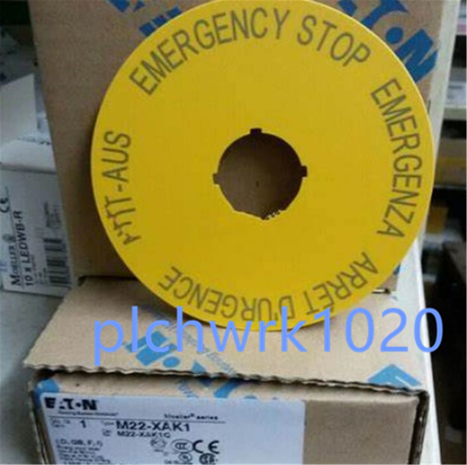 1 PCS NEW EATON Emergency Stop sign M22-XAK1 | eBay